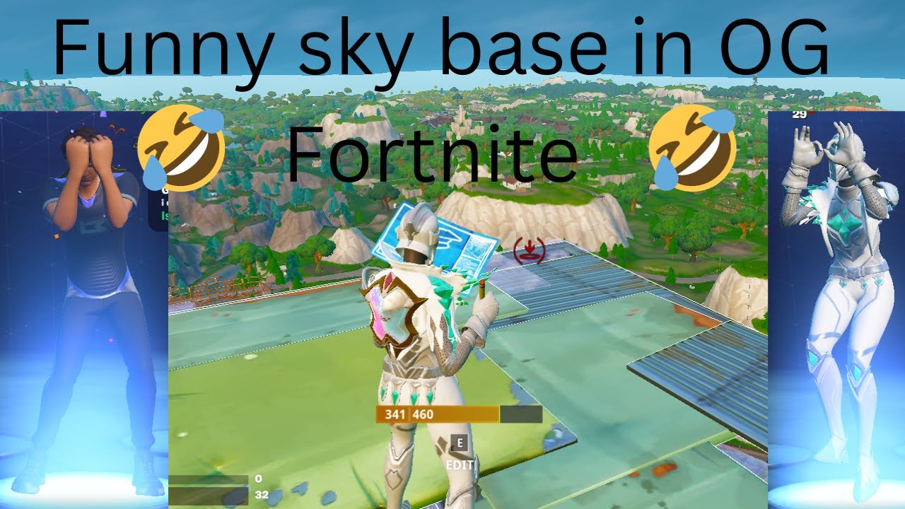Funny Sky Base In OG Fortnite! - YouTube
