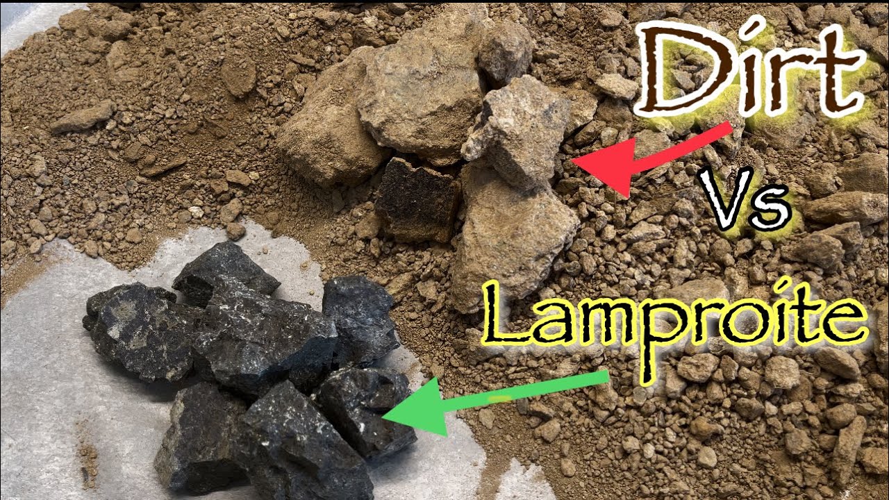 Lamproite (Diamond Ore) Paydirt Review Worthington Diamond Mine - YouTube