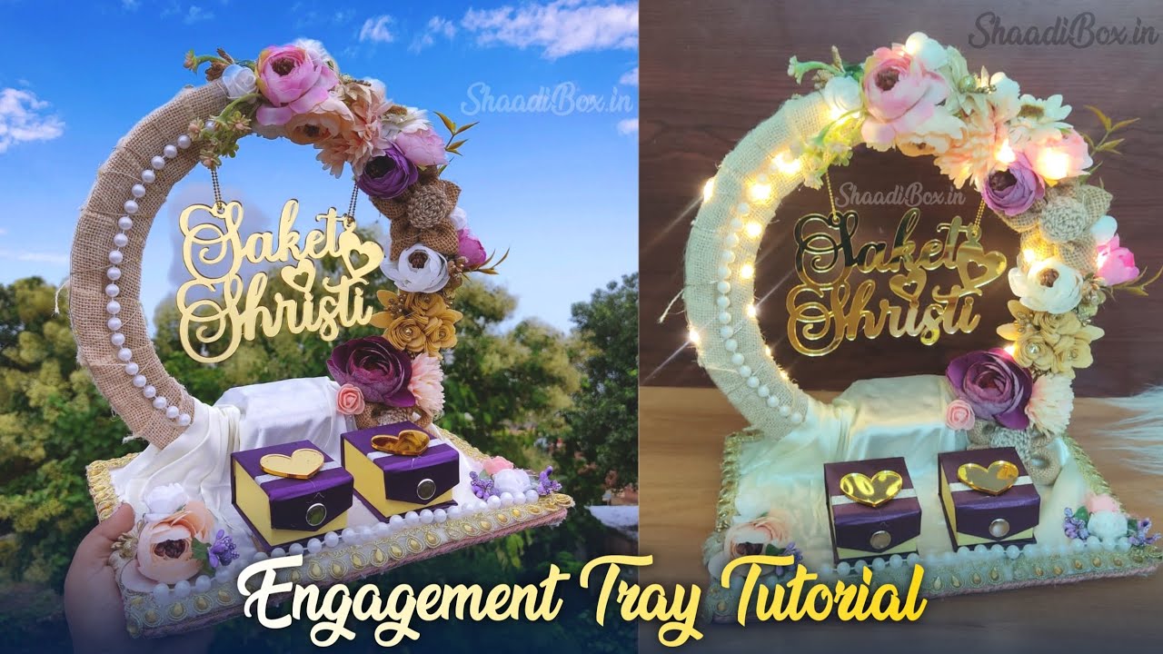 DIY Vintage Ring Platter for Engagement | 👰🏻 Engagement Ring Tray ...