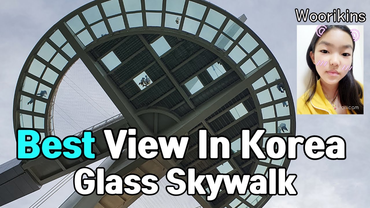 Best View In Korea Glass Skywalk (강화 교동 화개정원 스카이워크) - YouTube