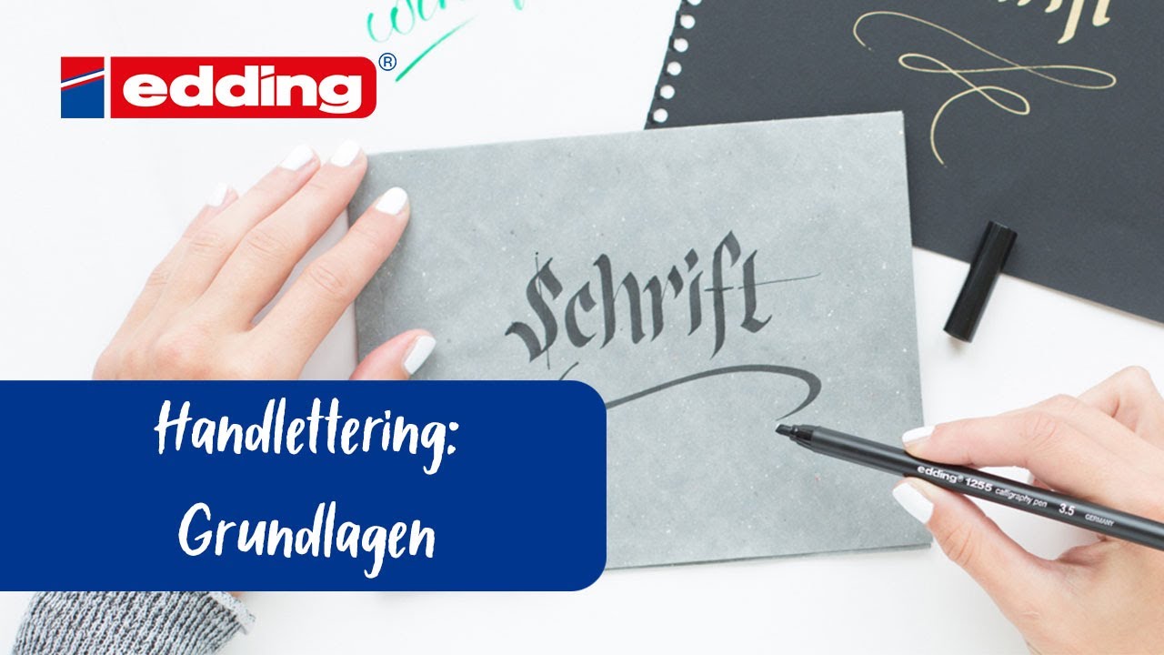 Handlettering Grundlagen mit Hannah Rabenstein - YouTube