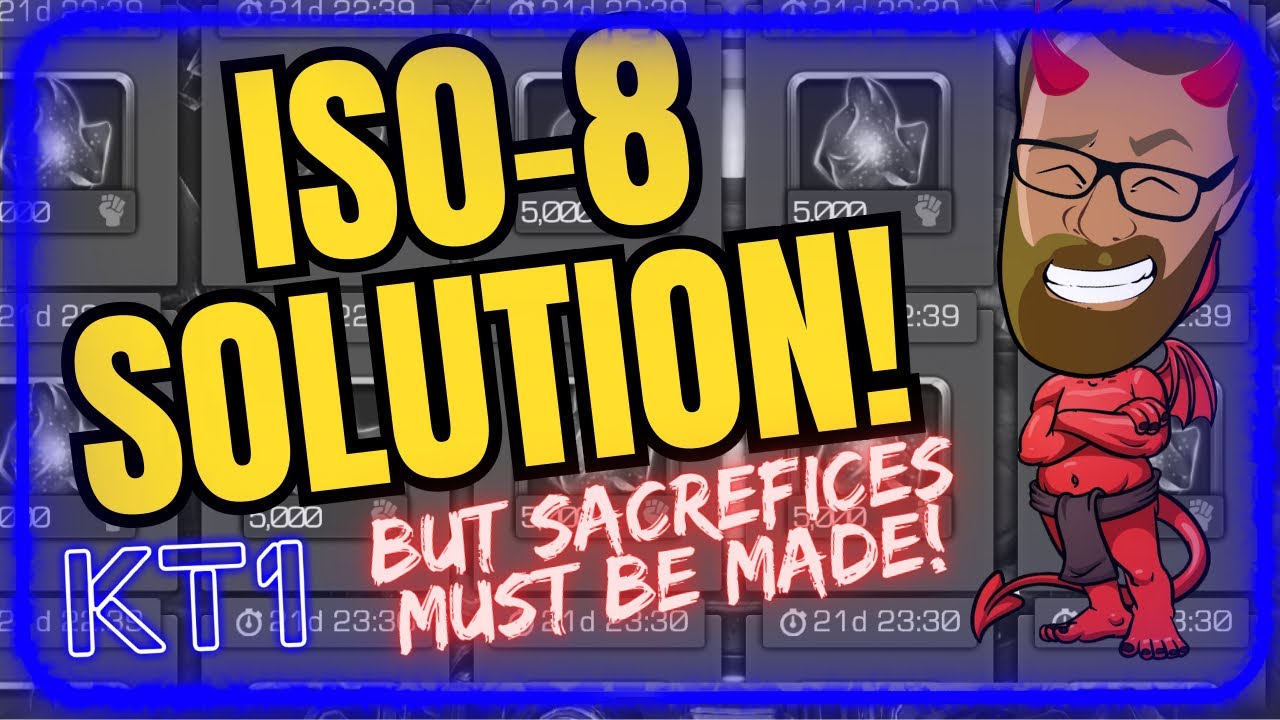 Simple Way To Solve YOUR ISO-8 Problems! But There Is A Catch! - YouTube