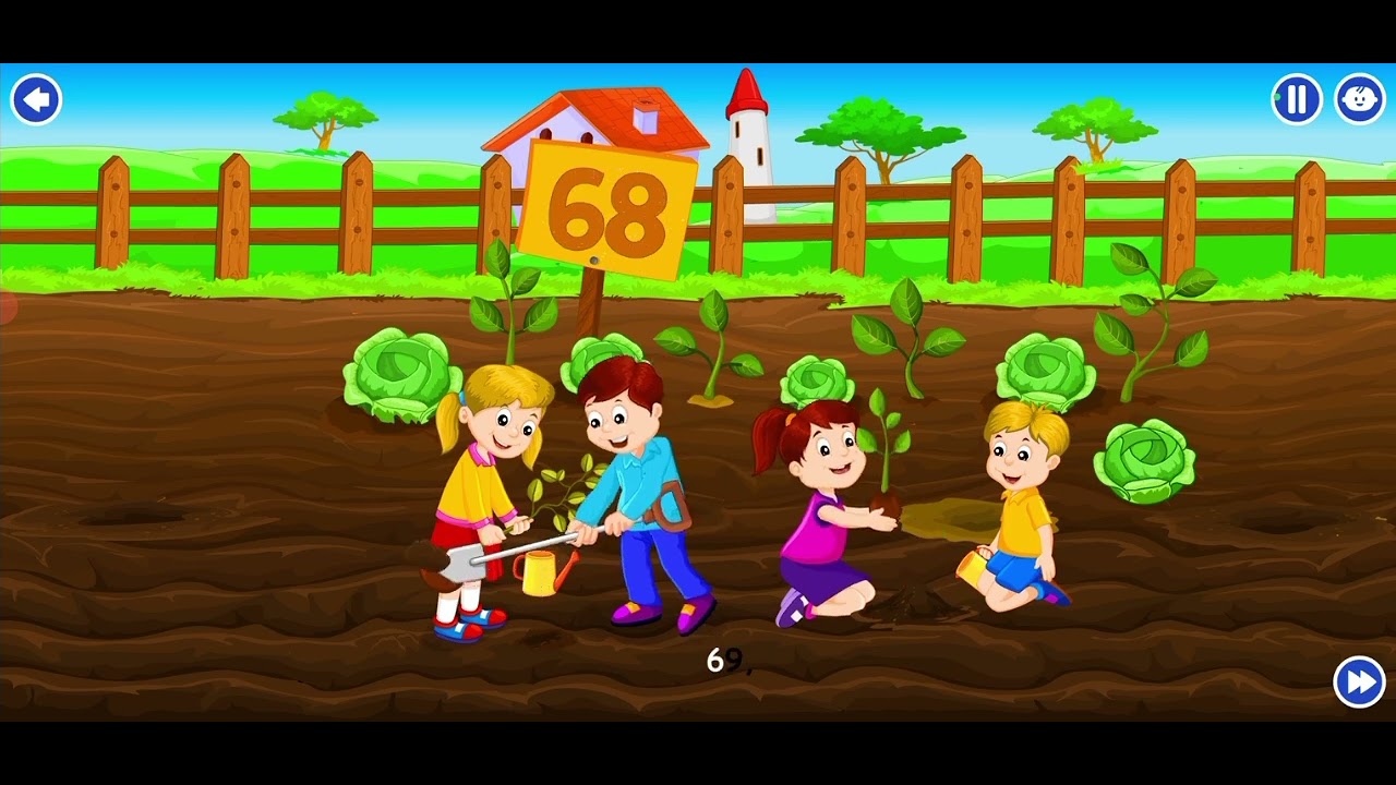 animasi number songs 61-70 - YouTube