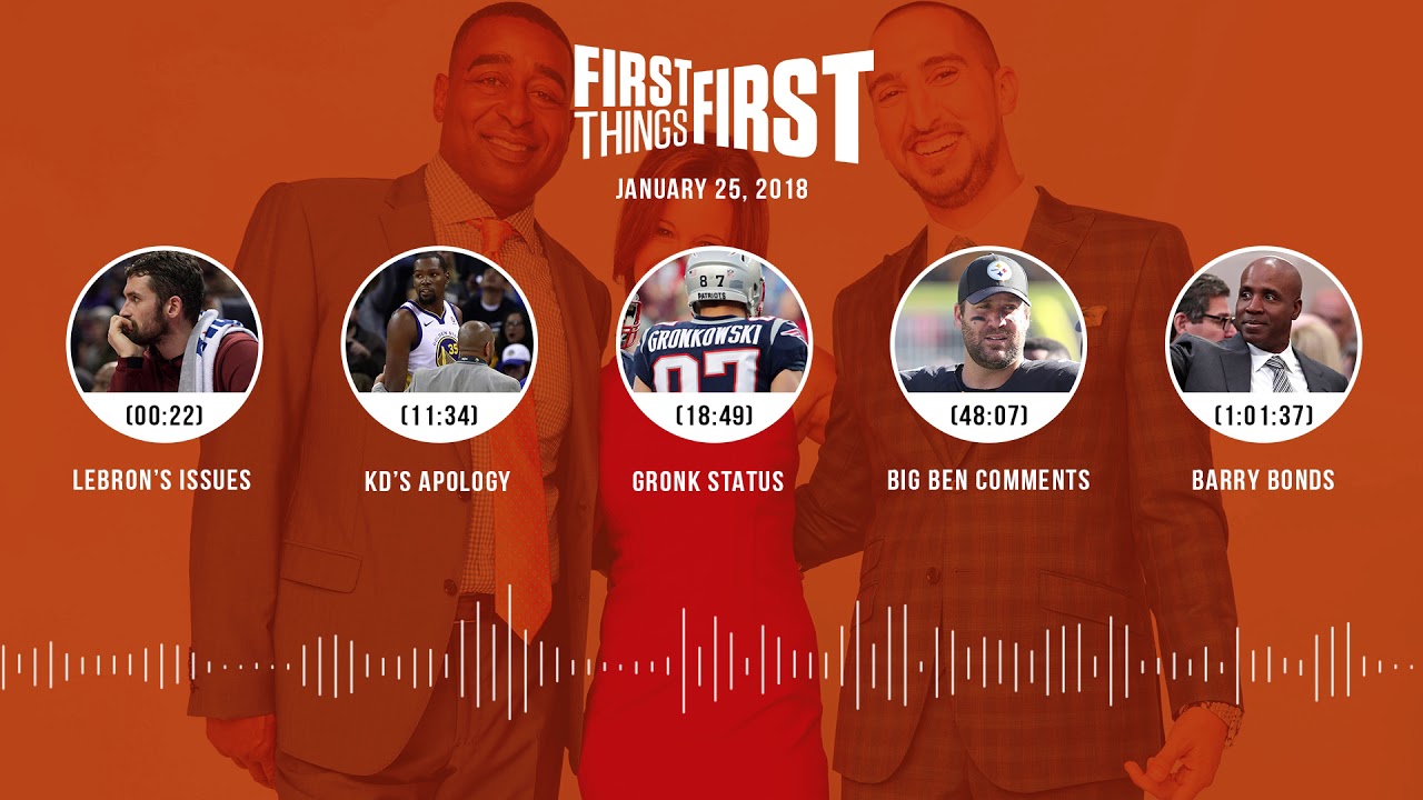 First Things First audio podcast(1.25.18) Cris Carter, Nick Wright ...