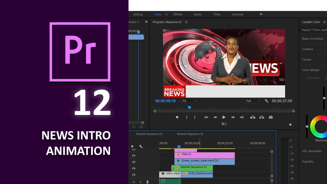 ADOBE PREMIERE TUTORIAL 12 - YouTube
