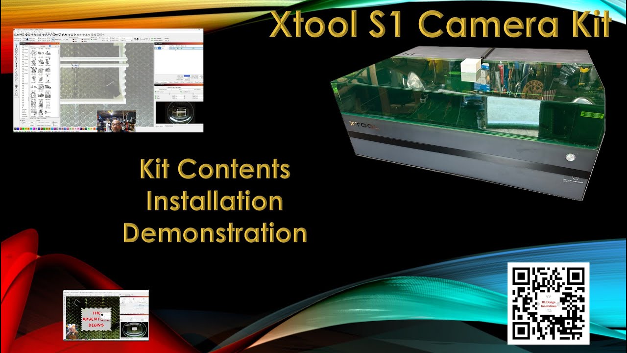 Xtool S1 Camera Kit Installation, Lightburn Configuration, and Demonstration - YouTube