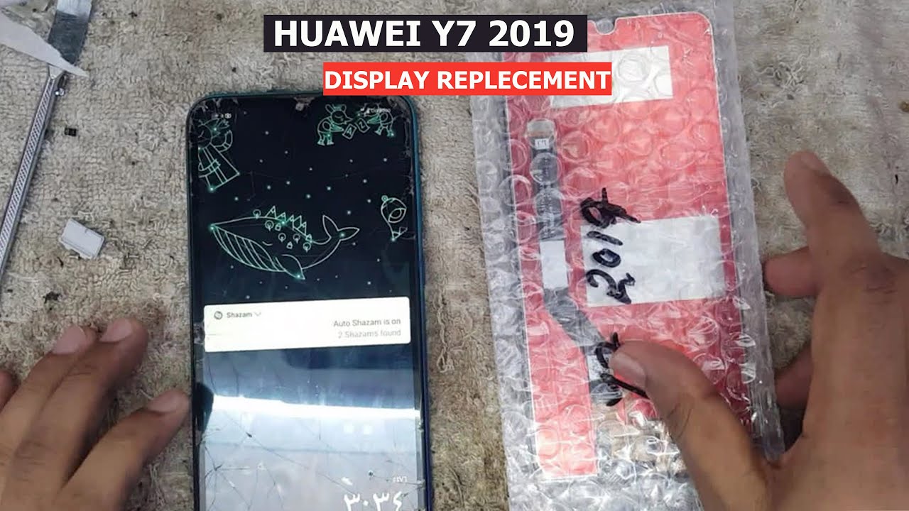 How to Y7 2019 display Replecement - YouTube