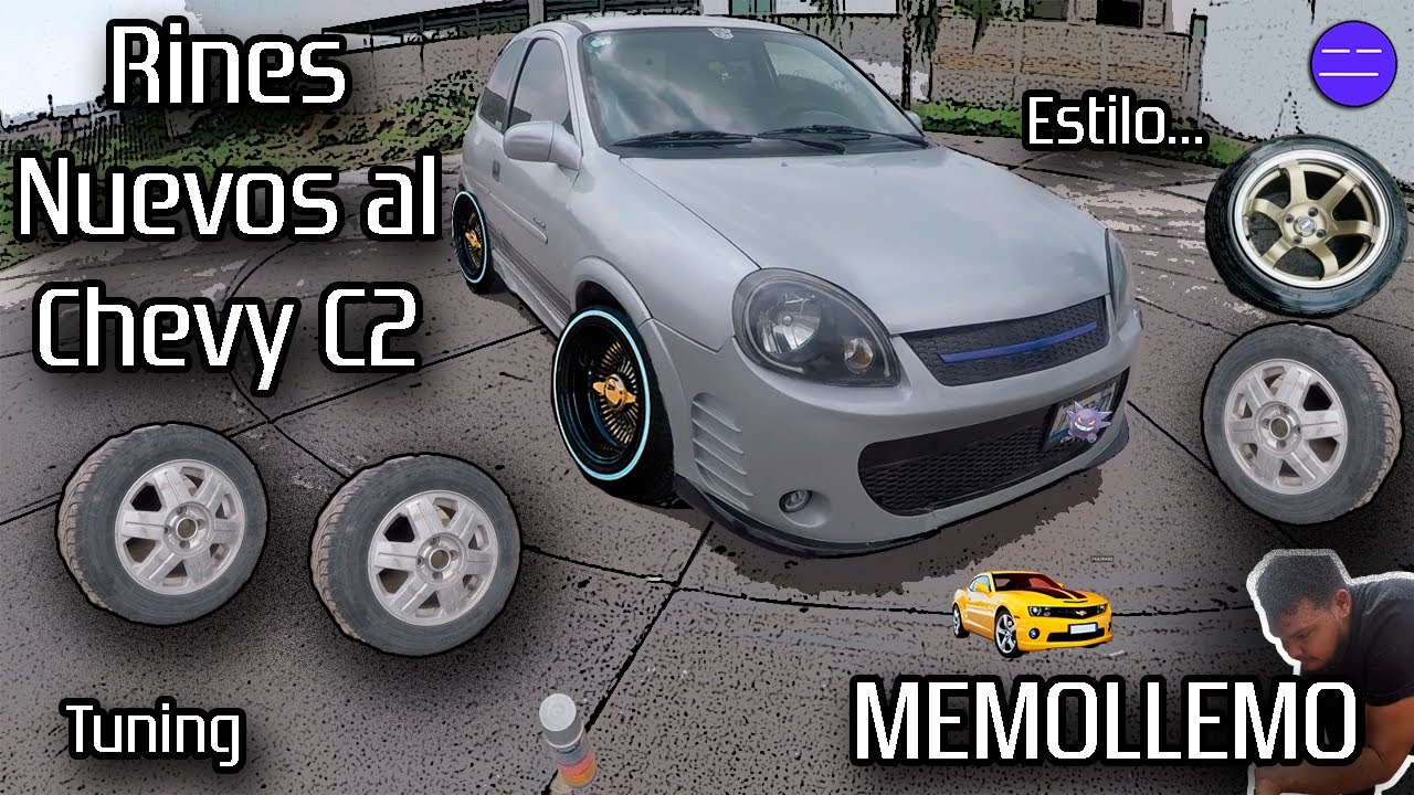 Rines Estilo Rota al Chevy C2 | Cambio Por Completo 😲 | - YouTube
