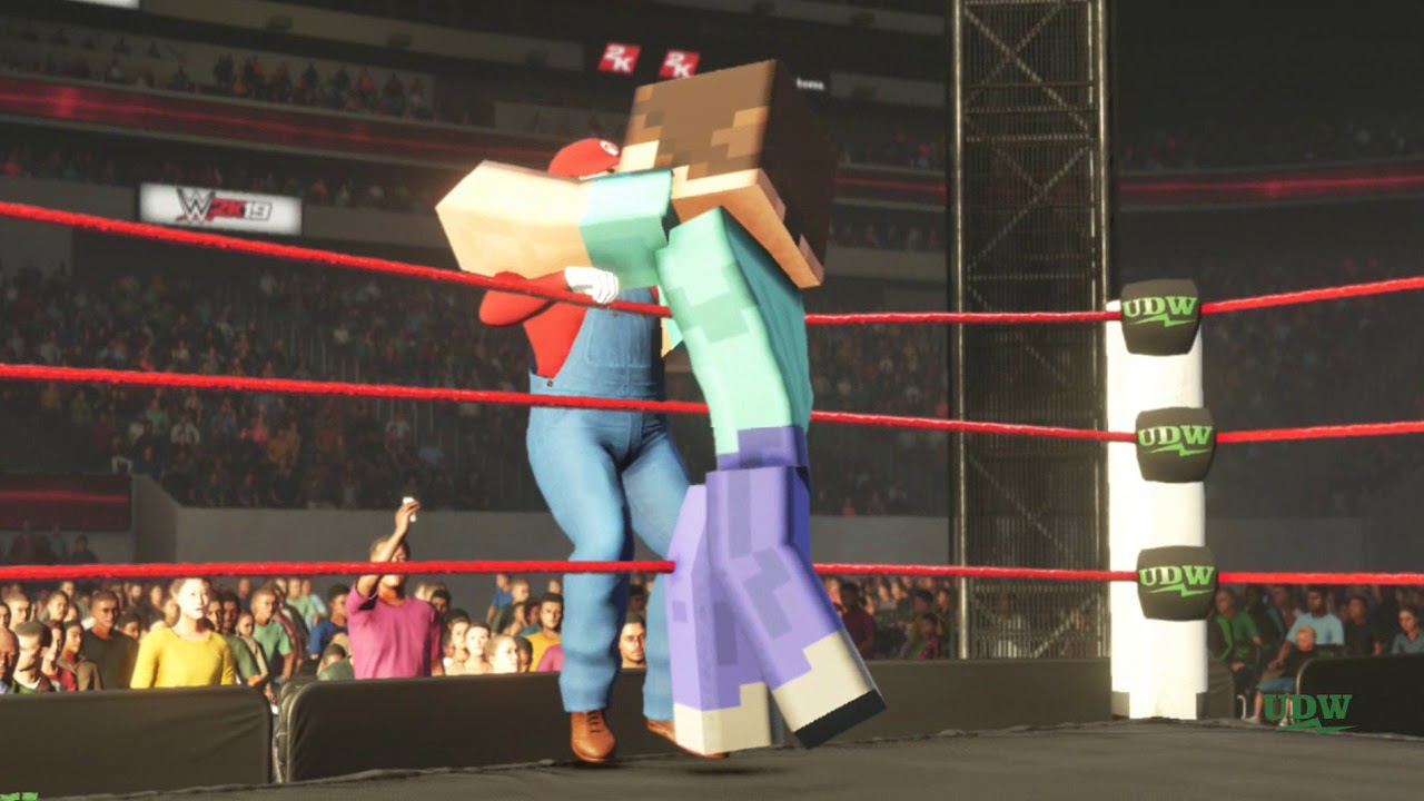 Mario vs. Steve (Request) - YouTube