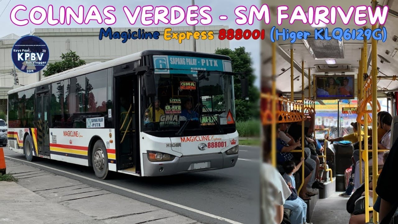 ONBOARD!! Bus Ride Magicline Express 888001 (Higer KLQ6129G) || COLINAS ...