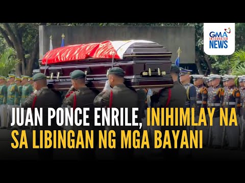Juan Ponce Enrile, inihimlay na sa Libingan ng mga Bayani | GMA Integrated News
