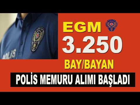 EGM 3.250 Polis Alımı Başladı! 2026 PMYO Başvuru Şartları ve TYT Taban Puanı