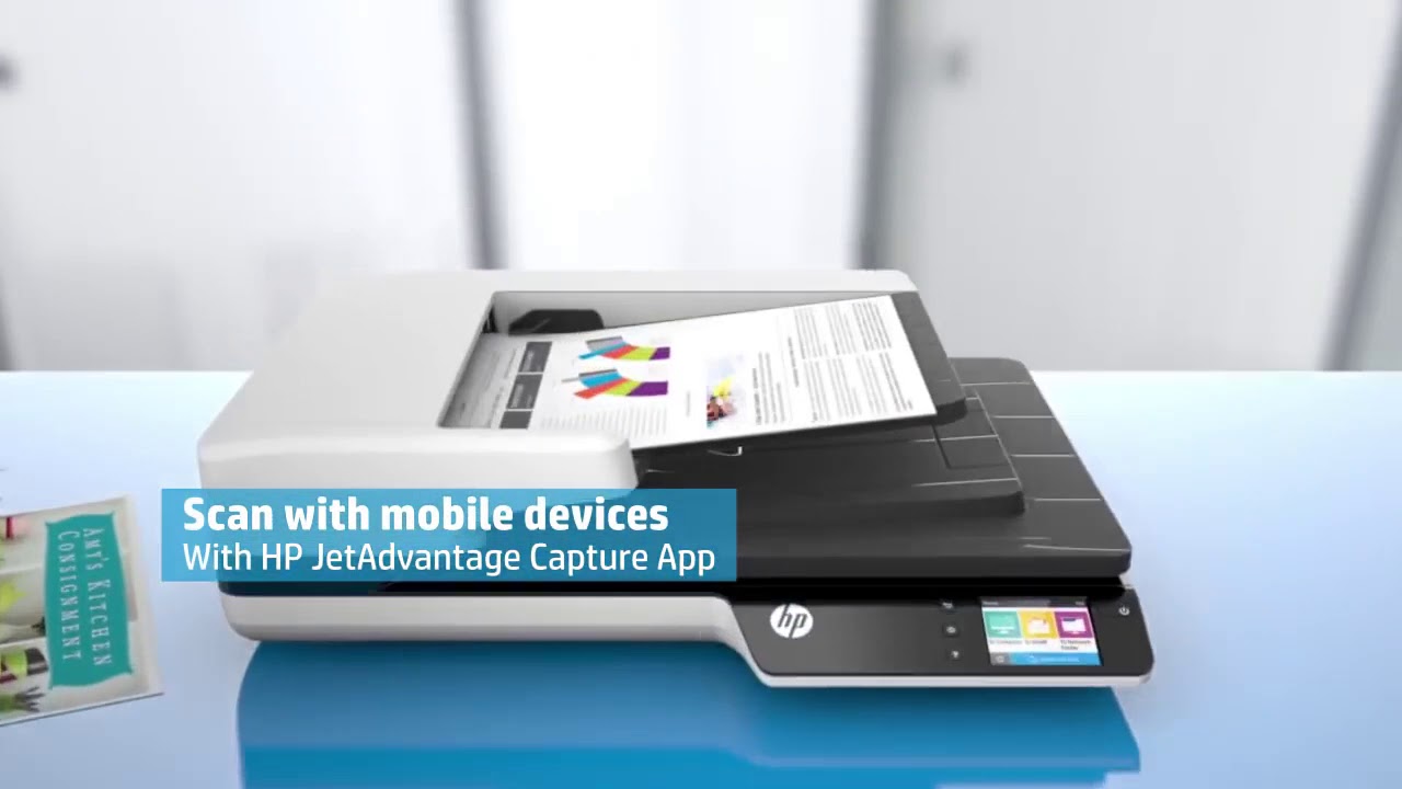 HP Scanjet Pro 4500 fn1 - YouTube