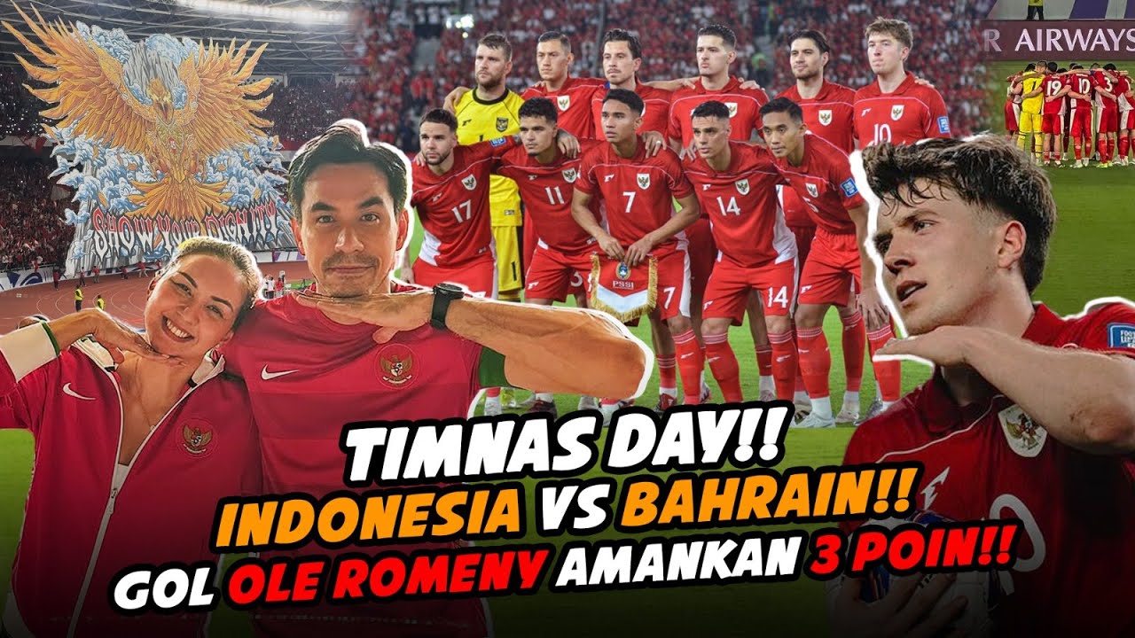 DARIUS DONNA NONTON LANGSUNG GOL OLE ROMENY BIKIN SUPORTER FULL SENYUM ...