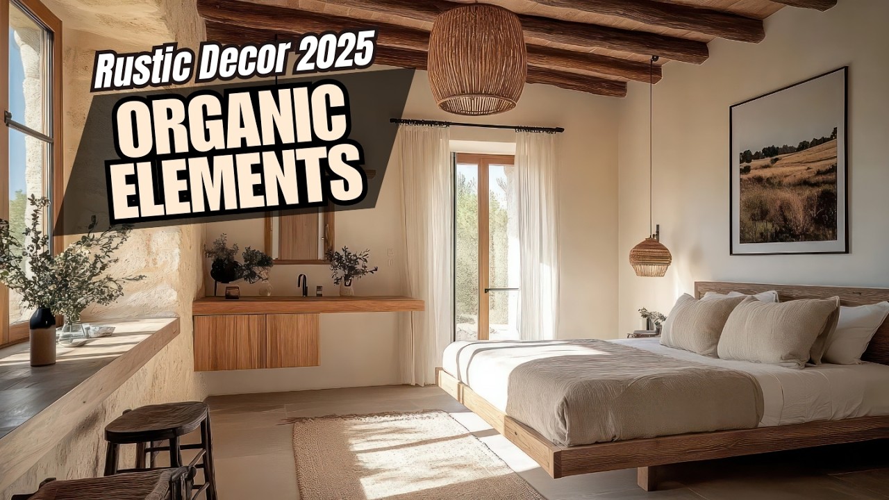 Want STUNNING Rustic Home Decor in 2025? Try Organic Elements Now - YouTube