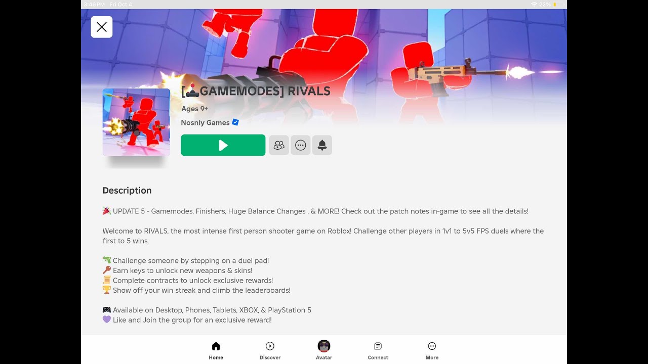 Roblox rivals(game modes) actually fun - YouTube