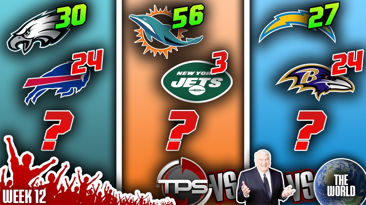 2023 NFL Week 12 PICKS, PREDICTIONS & PRIZES! TPS vs Madden vs THE ...