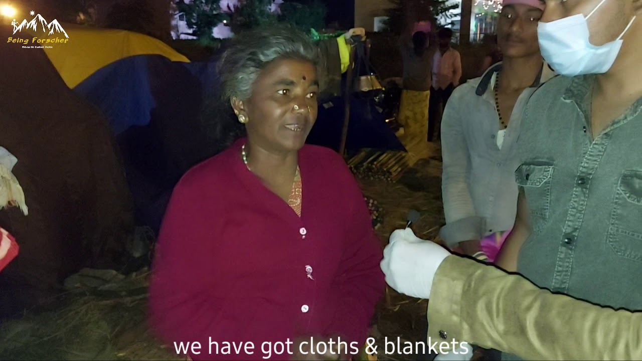 Giving Blankets to Homeless People | Cold Winter Nights | Helping the ...