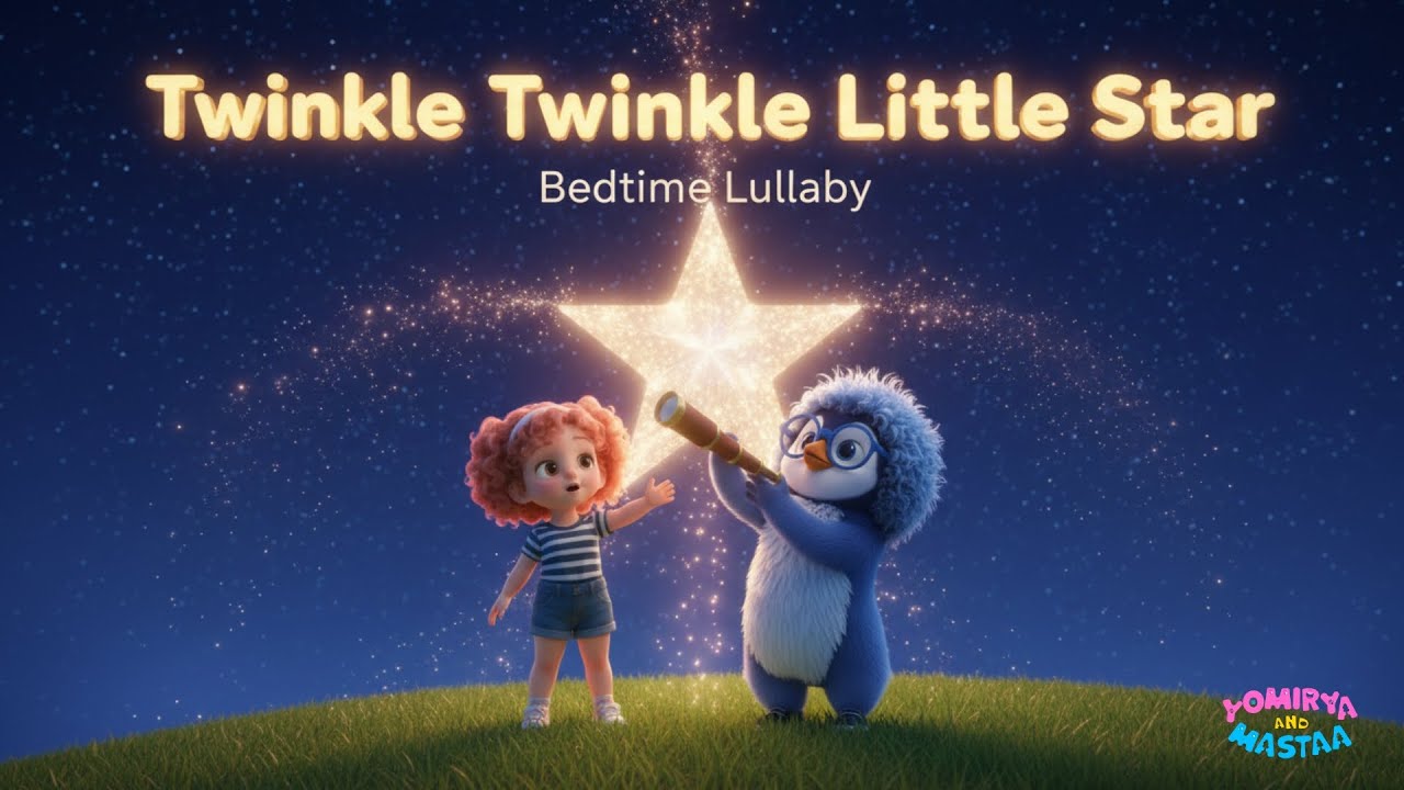 Twinkle Twinkle Little Star | Bedtime Lullaby with Yomirya and Mastaa ...