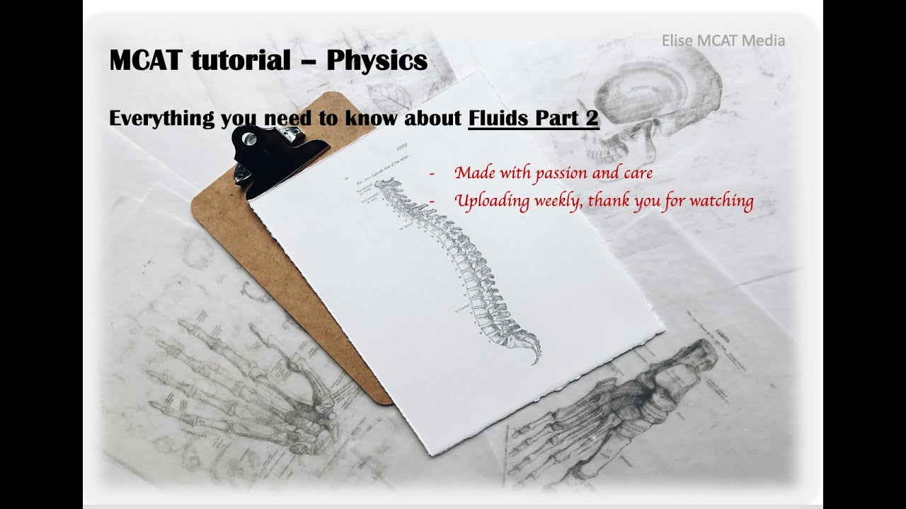 MCAT - Fluids Part 2|Buoyancy|Archimede's Principle|Pascal's Law ...