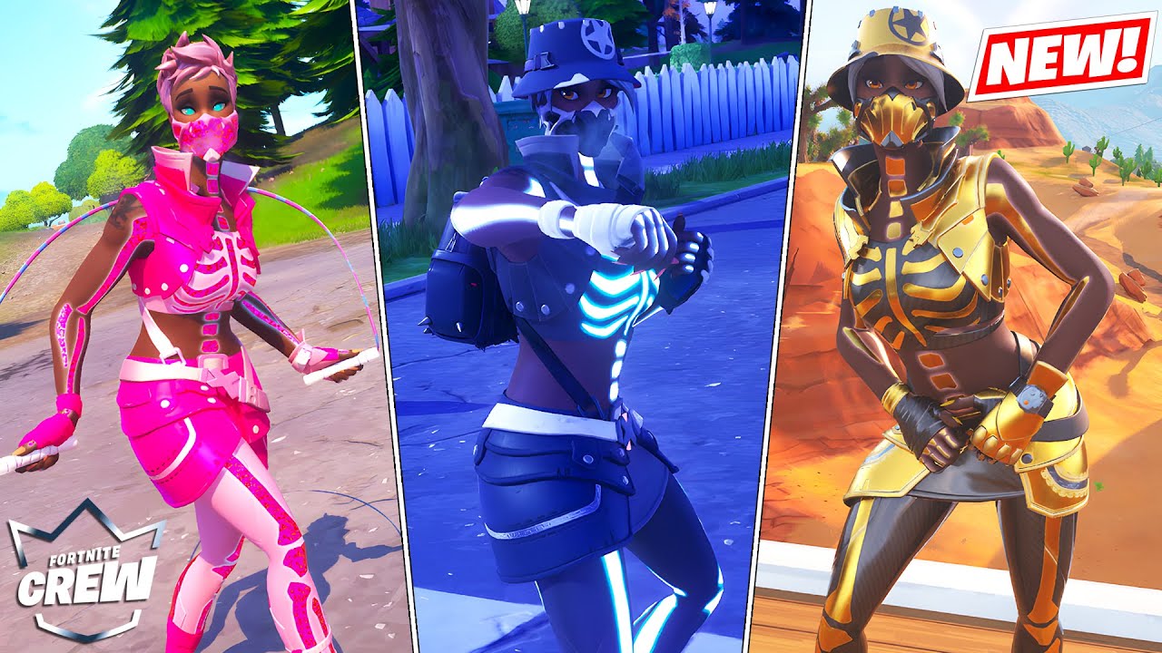 Fortnite OG Remixed SKULL SCOUT December Crew Pack GAMEPLAY! - YouTube