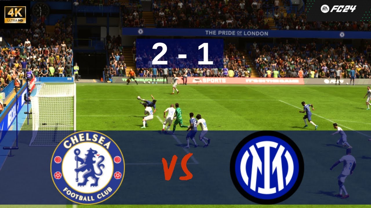 FC 24 - Chelsea 2 - 1 Inter Milan | EA Sports Gameplay | Chelsea Pre ...