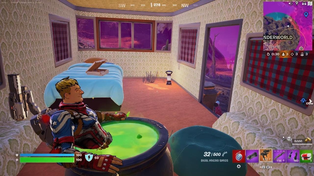 Fortnite Jonesy Taking Bath and Winning - YouTube