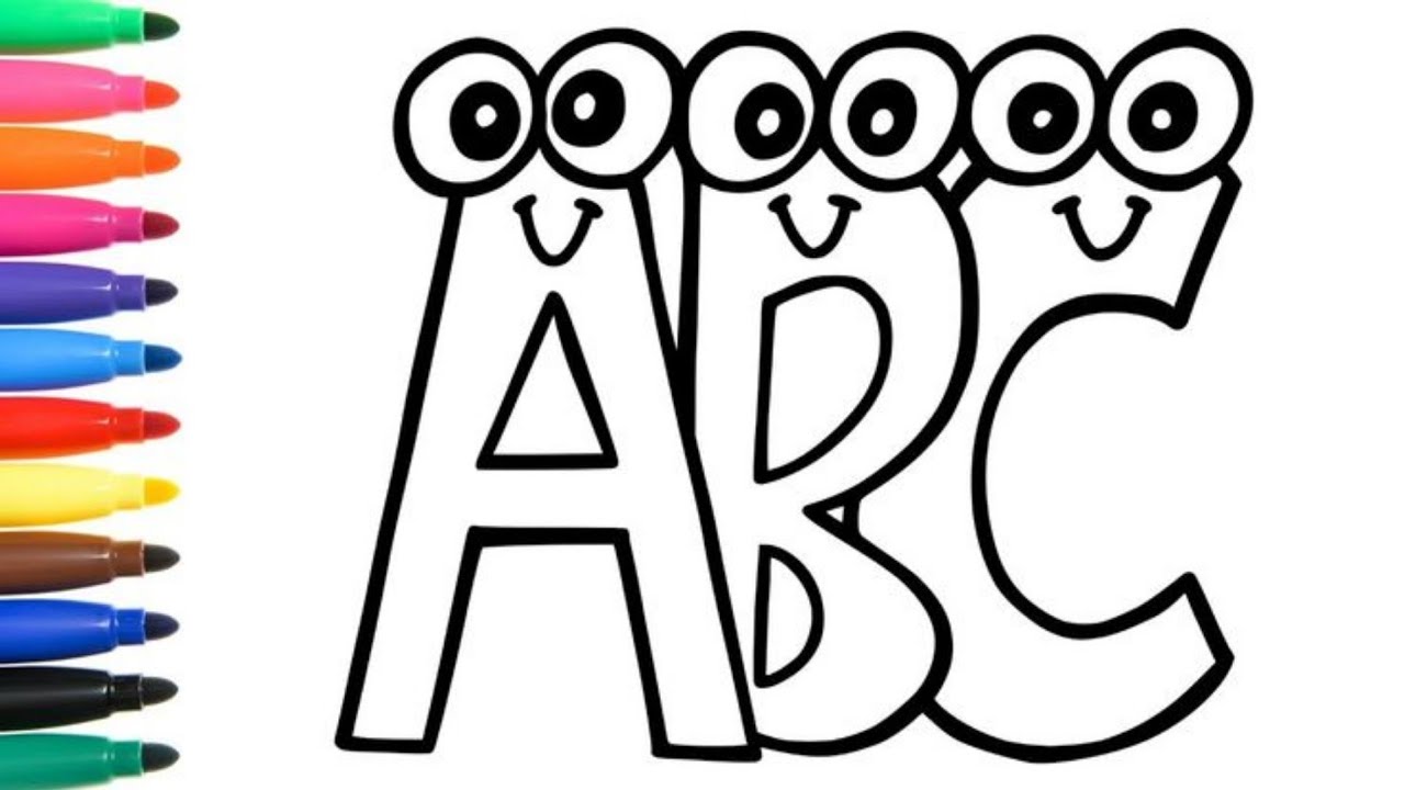 How To Write Capital Alphabet | haw to draw | abc song | art for kids ...