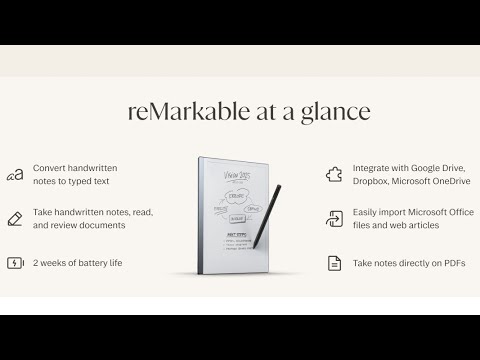 Remarkable Starter Bundle – The Paper-Like Digital Tablet for Ultimate ...