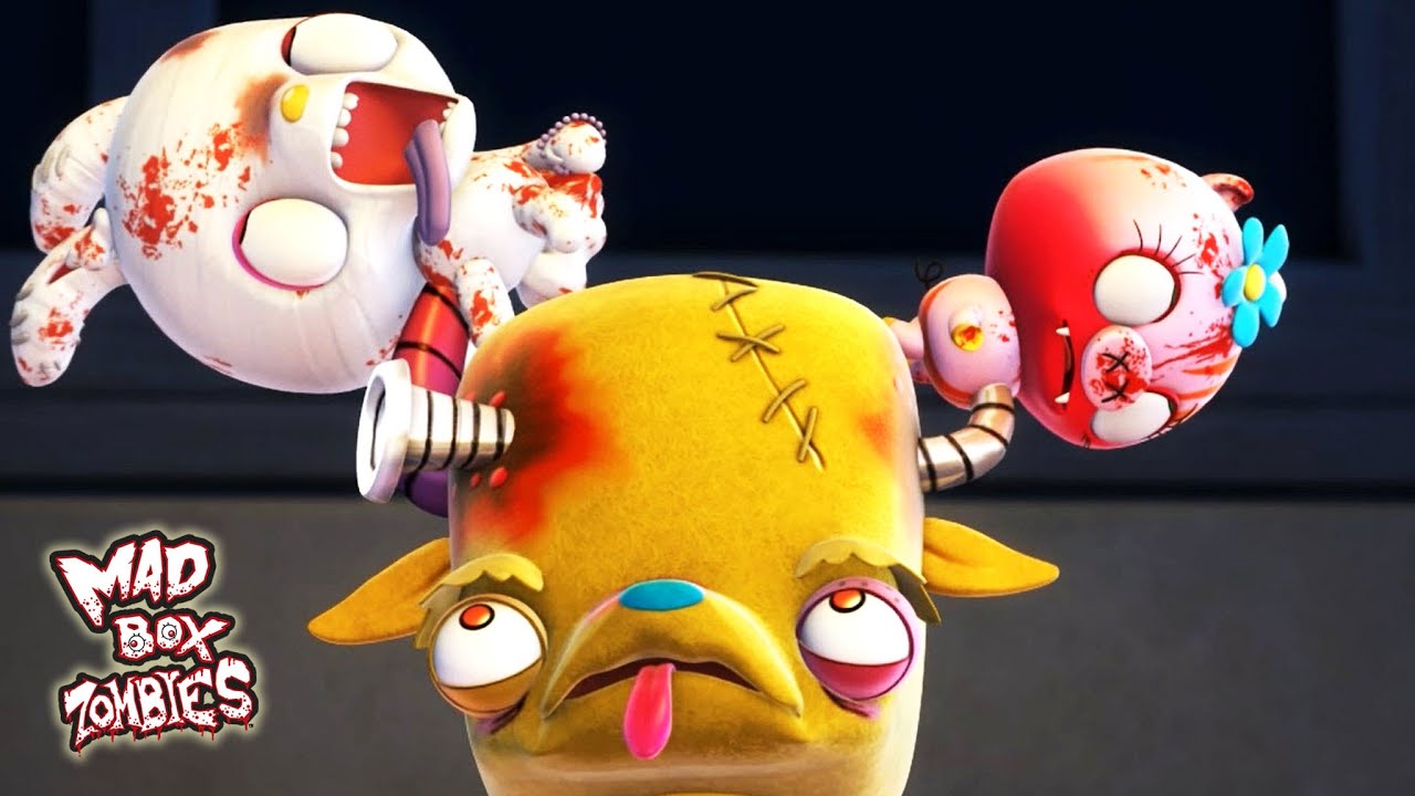 Zombie cartoon movie: Zombies Play Bubble Balloons - Mad Box Zombies ...