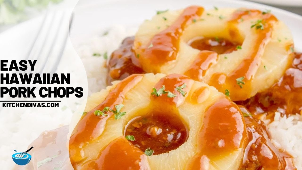 Deliciously Easy Hawaiian Pork Chops In The Slow Cooker - YouTube
