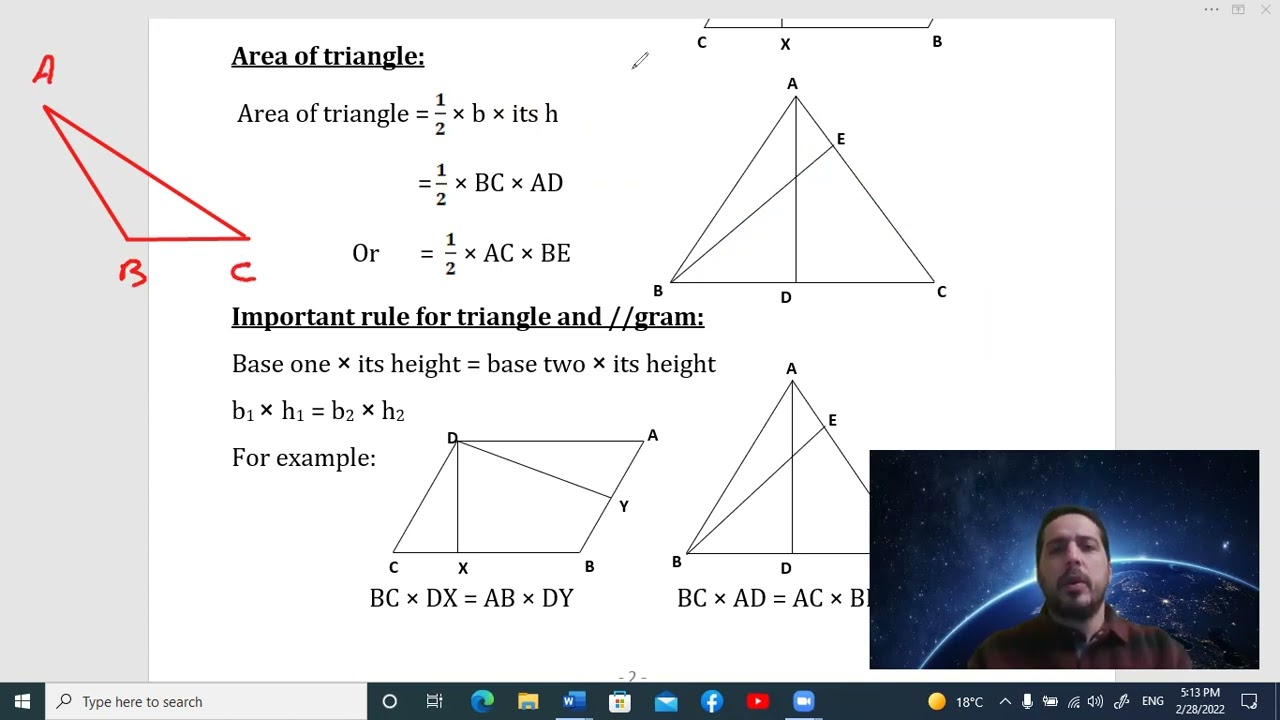 Prep.2 second term Geometry period (1) - YouTube