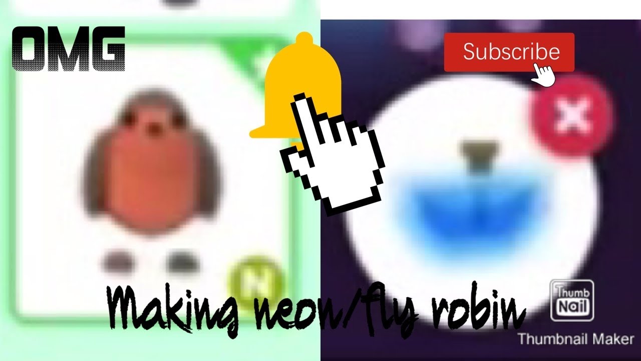 Making neon/fly robin|Adopt Me!(thx for 15 subs - YouTube