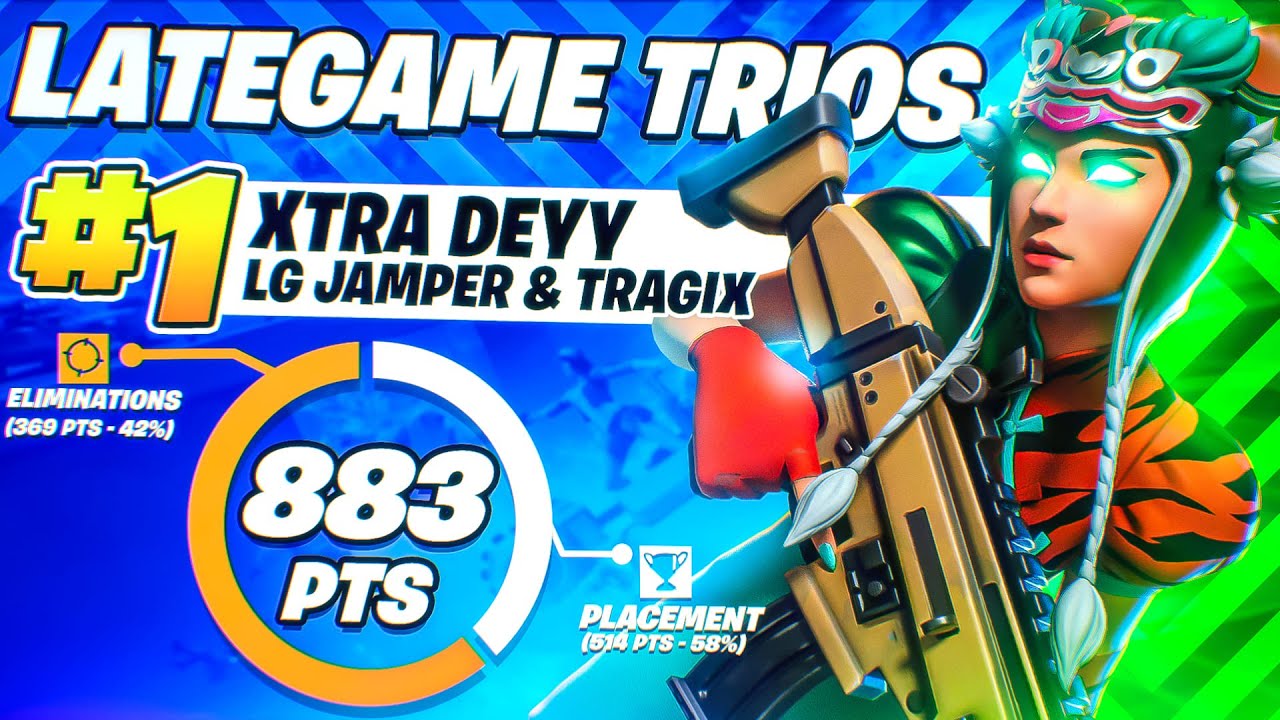 1ST PLACE in LATE GAME TRIOS CUP 🏆 w/ Tragix & Jamper - YouTube