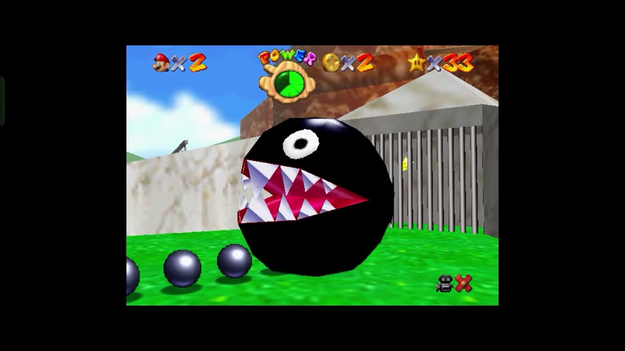 Super Mario 64 - Liberando al Chomp Chomp. - YouTube
