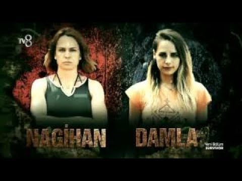 Damla Can ve Nagihan İnanılmaz Mücadele