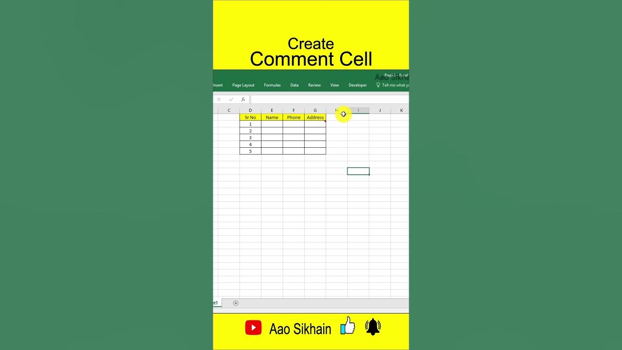 Create Comment Cell - YouTube