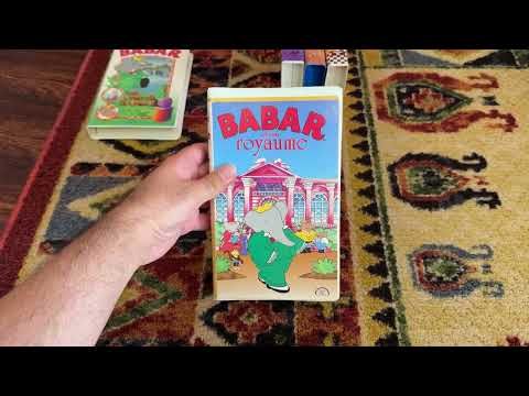 Babar Volumes 1-5 French VHS
