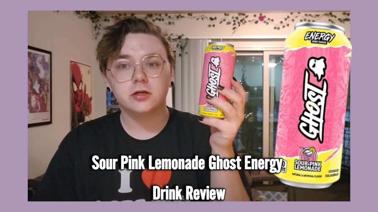 Sour Pink Lemonade Ghost Energy Drink Review - YouTube