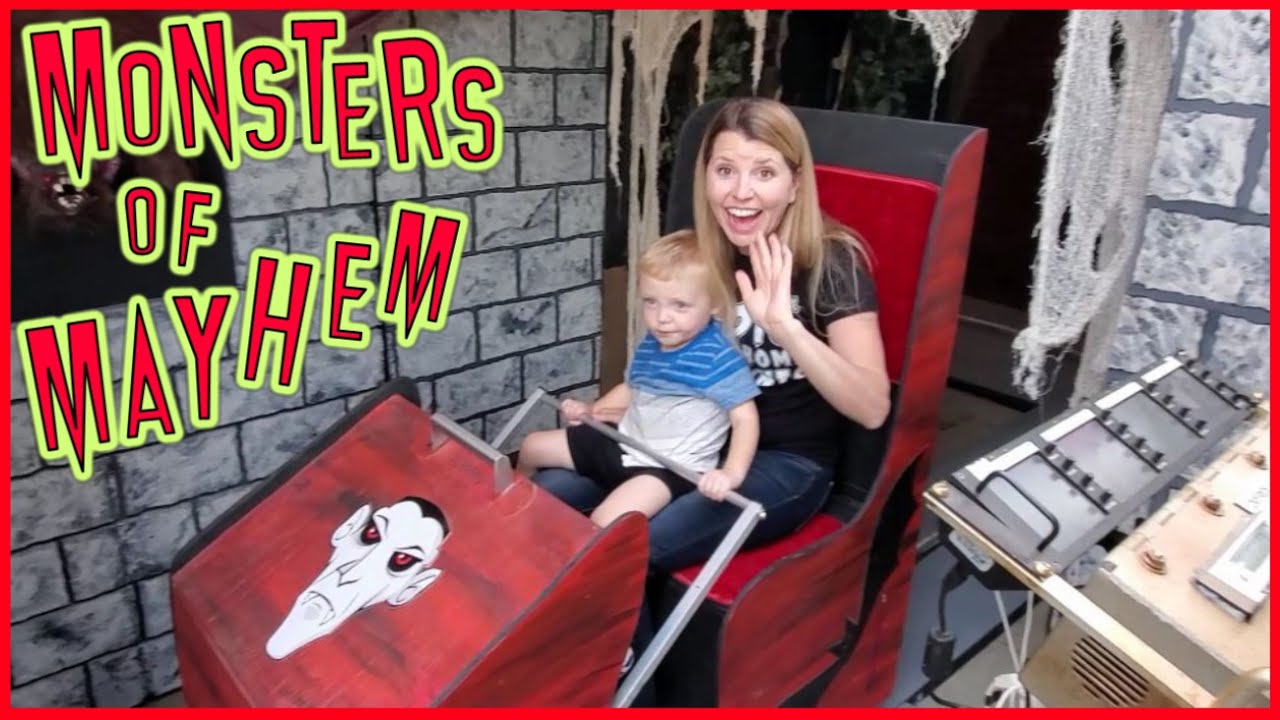 DIY Dark Ride - Backyard Haunted Attraction - Coble Haunters Monsters ...