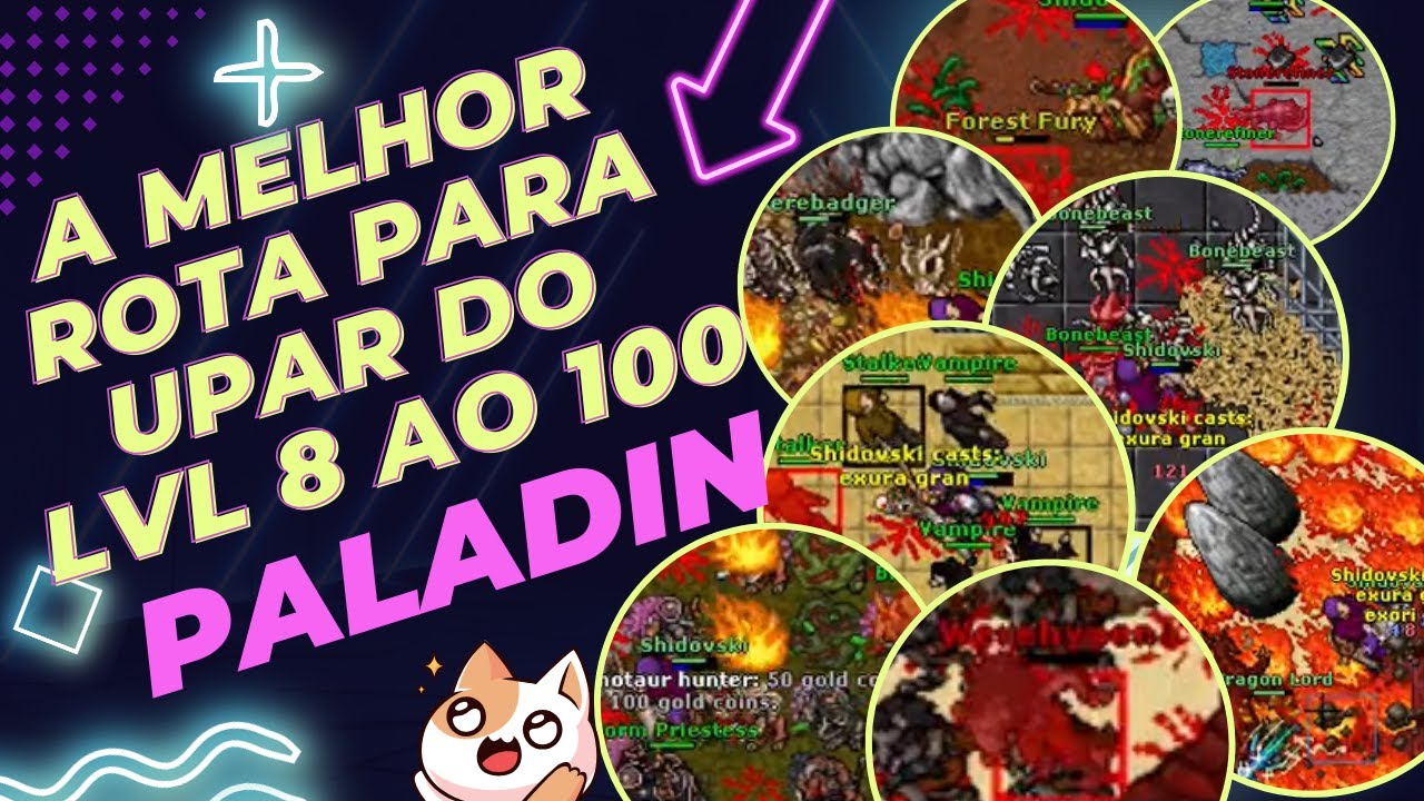 TIBIA: HUNT RP DO LVL 8 AO LVL 100 💪 🏹 - YouTube