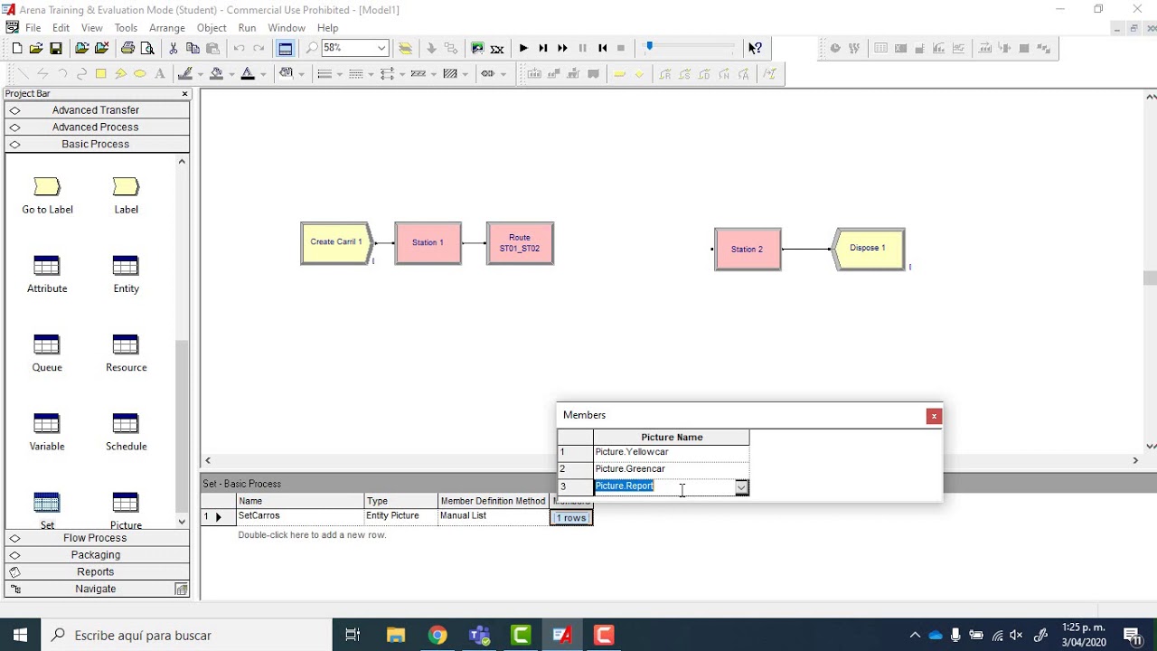 Simulación Arena - Vía de dos carriles (Route, Station, Set) - YouTube