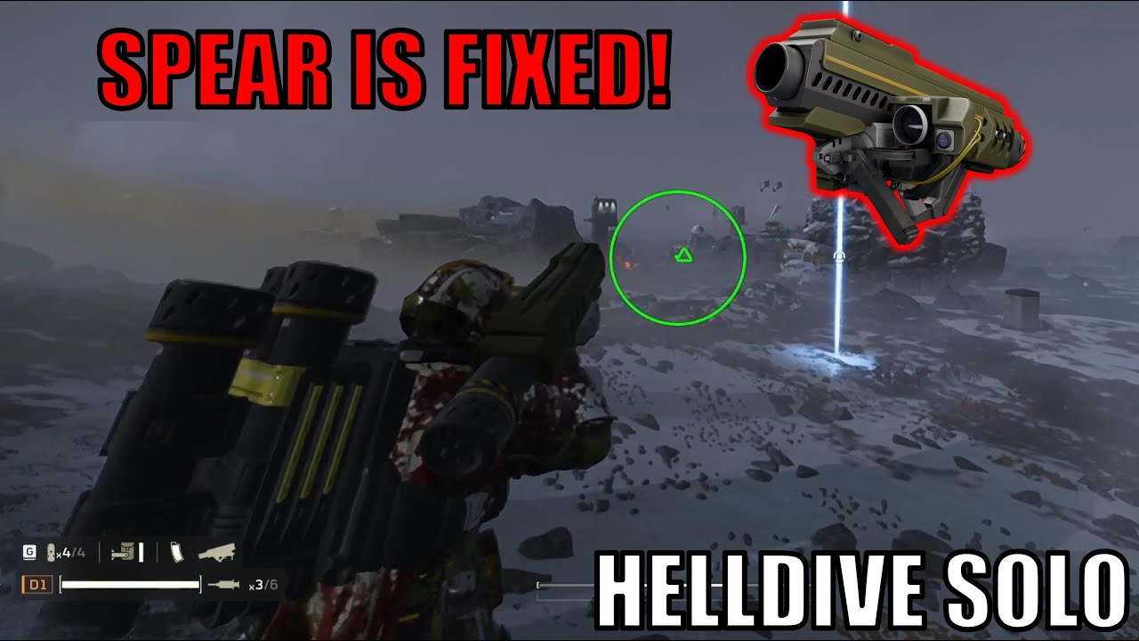 Helldivers 2 | FAF-14 Spear & Buffed Strategems vs Terminids | Helldive Solo - YouTube