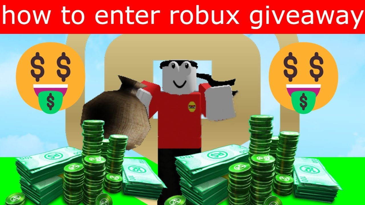 how to enter robux giveaway 500 or 10k a week (roblox)🤑🤑🤑🤑🤑 - YouTube