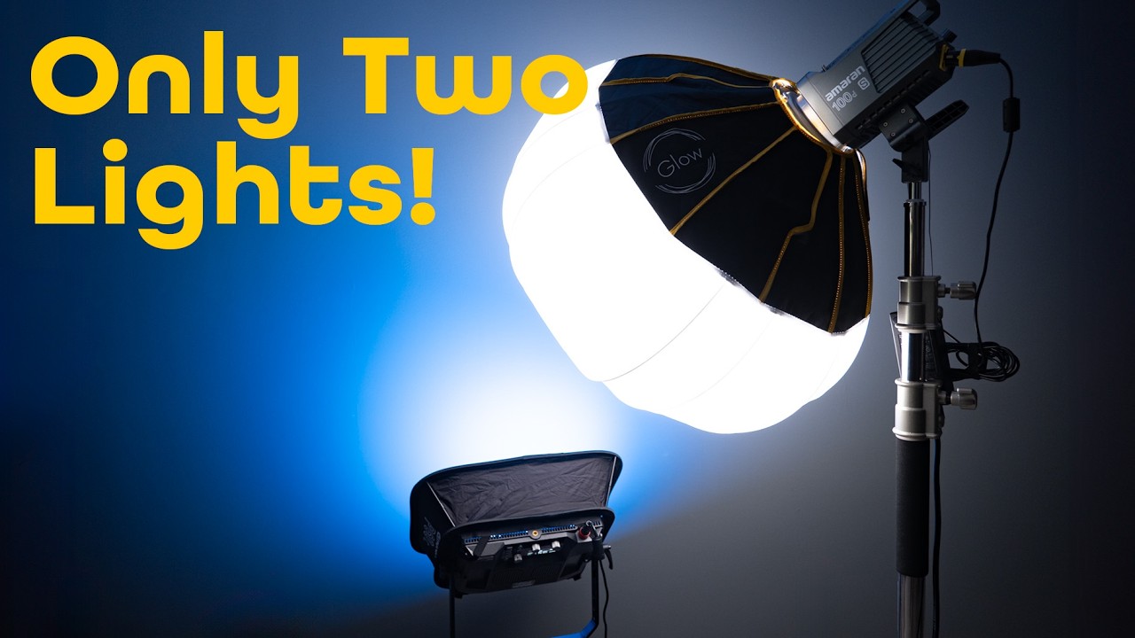 Quick and Easy 2-Light Setup for Youtube Videos - YouTube