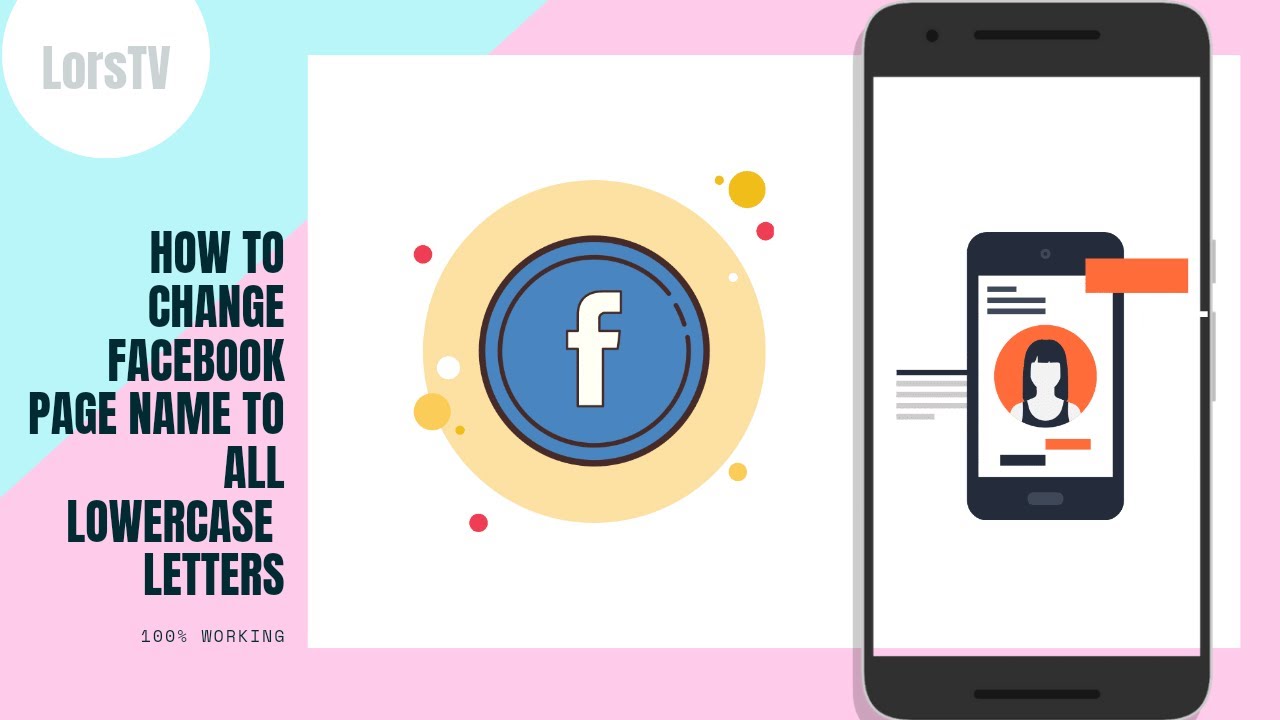 How to Make Facebook Page Name All Lowercase Letters | via Instagram ...