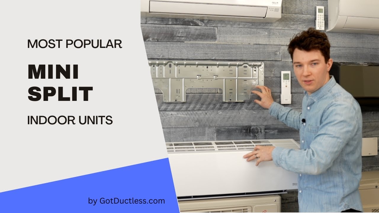 Most popular types of ductless mini split indoor unit types. - YouTube