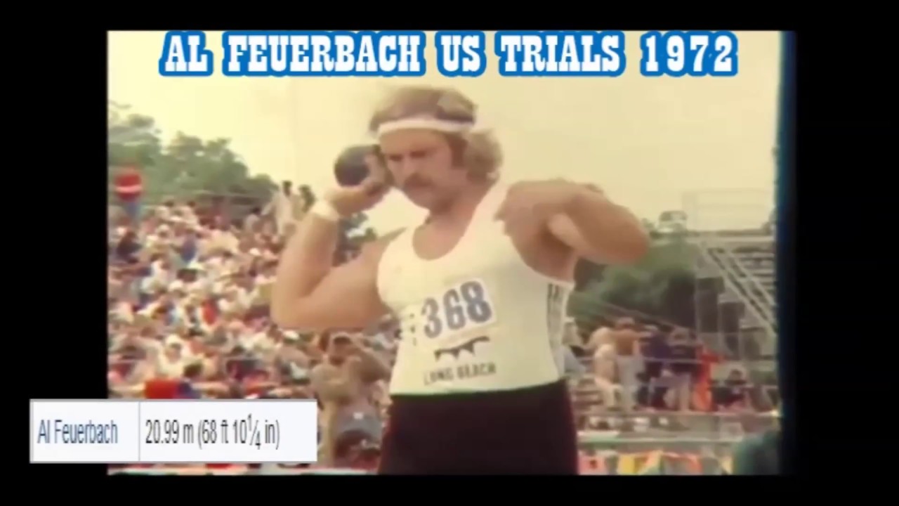 Al Feuerbach 21.12 meters Shot put at the US trials 1976 - YouTube