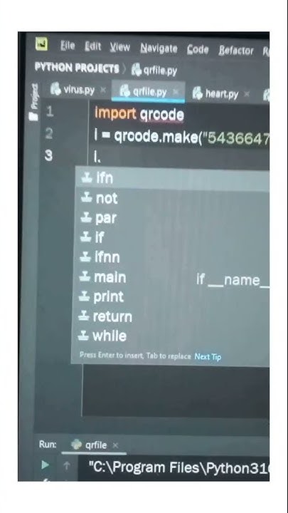 Qr Code Using Python 😍shortspythoncodingturtleqr Code Youtube