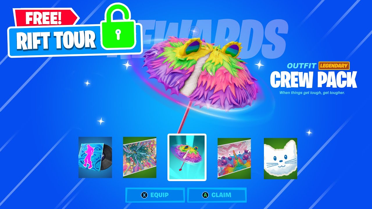 Unlocking The FREE Crew Pack Rewards in Fortnite! (SEASON 7) - YouTube